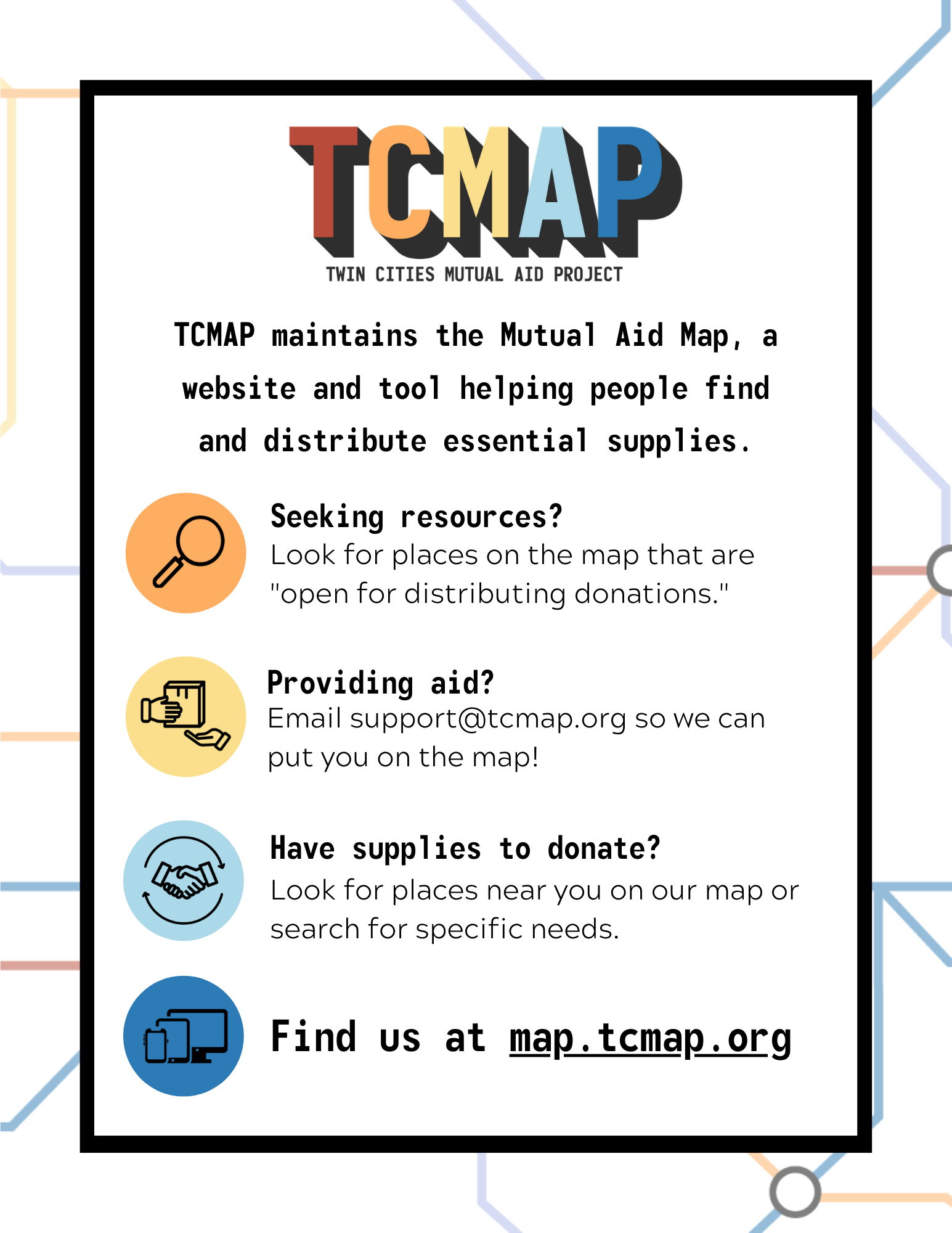 Flyers – Twin Cities Mutual Aid Project